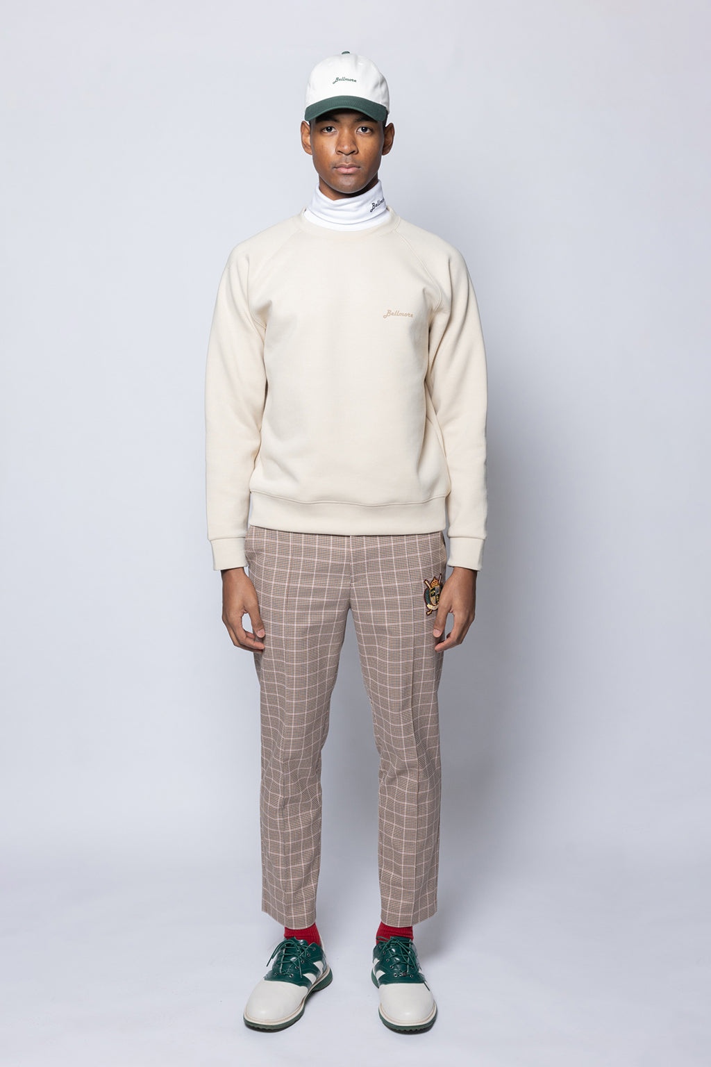 LOGO LS CREW - IVORY – BELLMORE