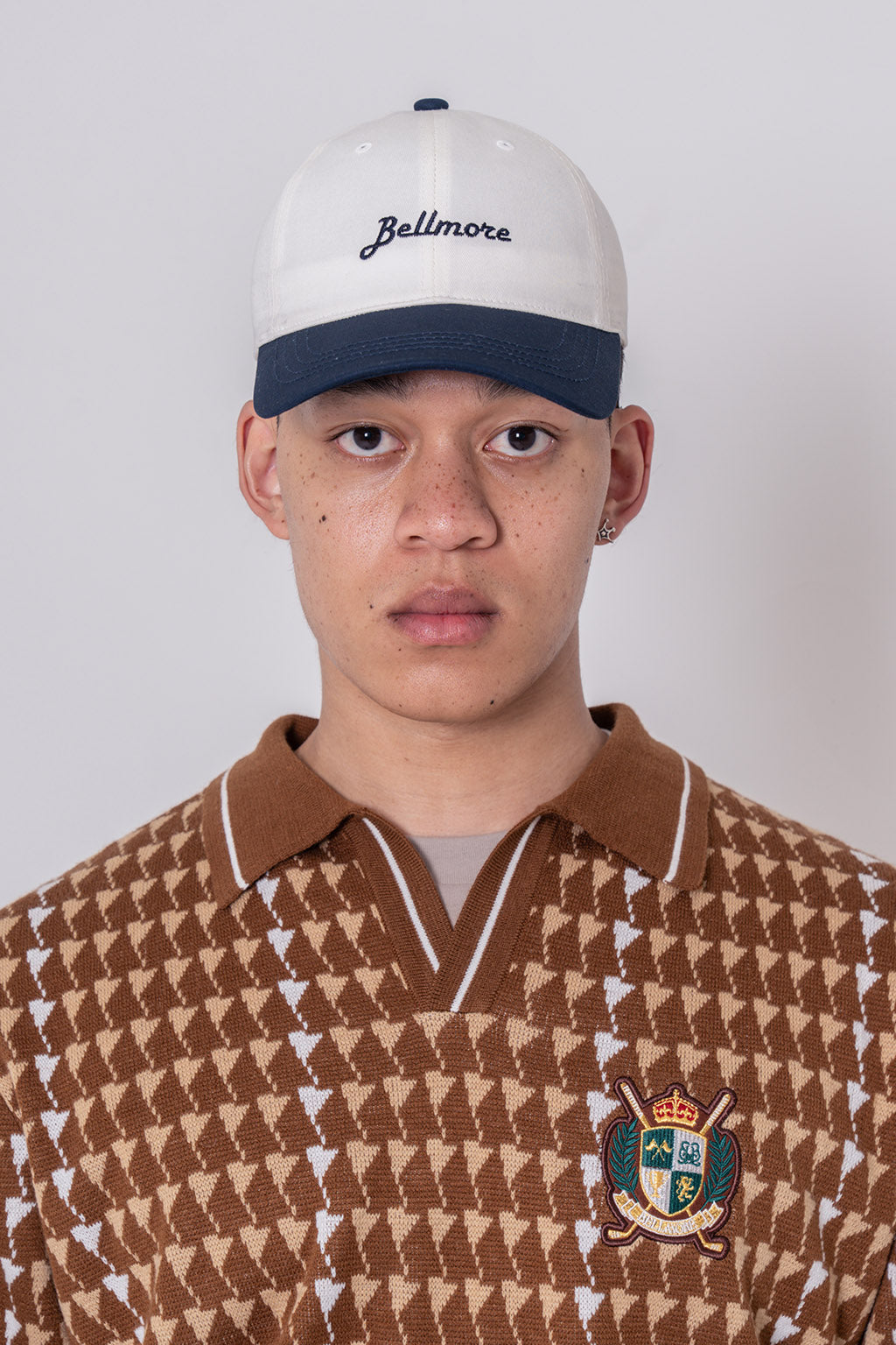 TWO TONE CAP - NAVY – BELLMORE