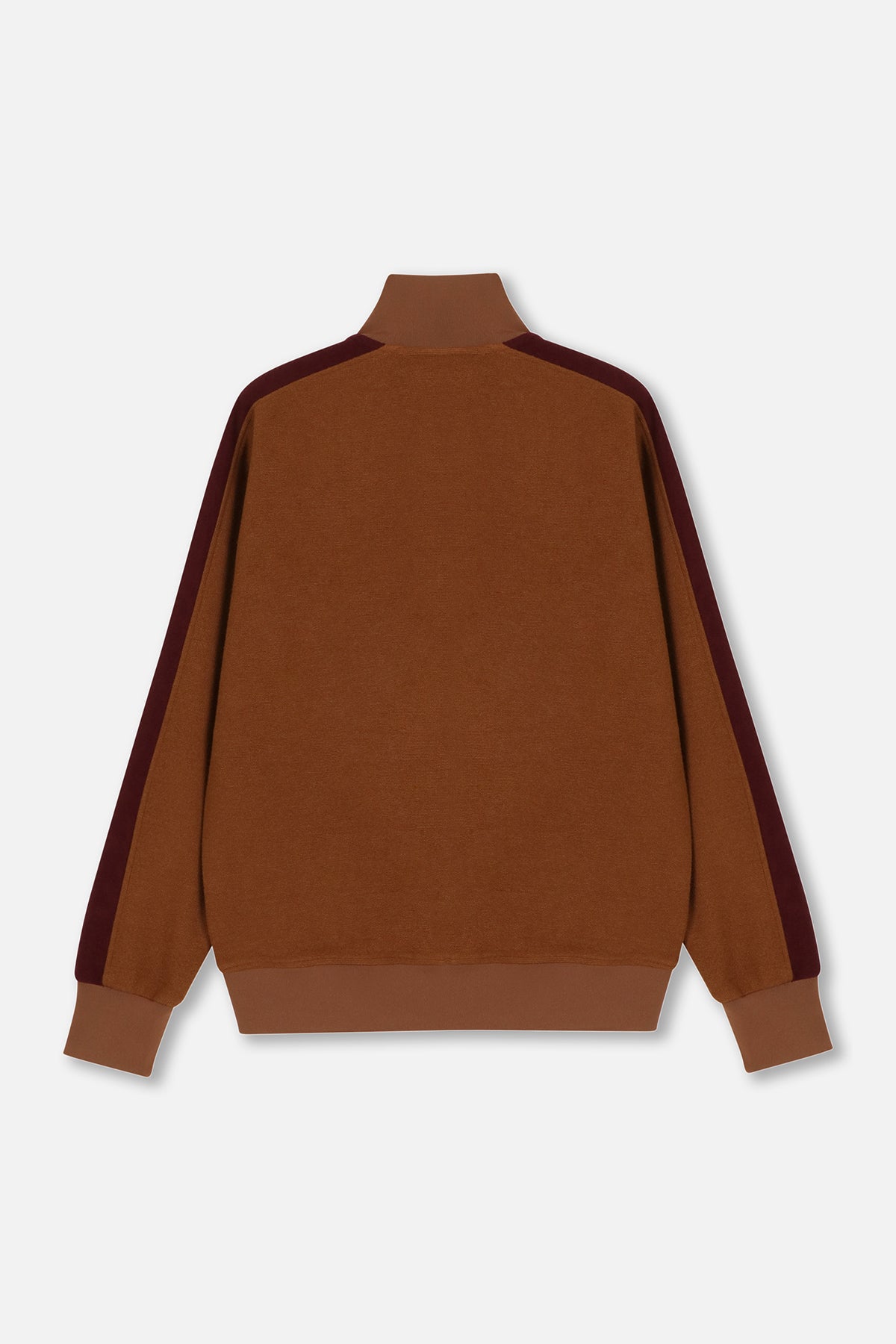 EMBLEM TRACK JACKET - BROWN – BELLMORE