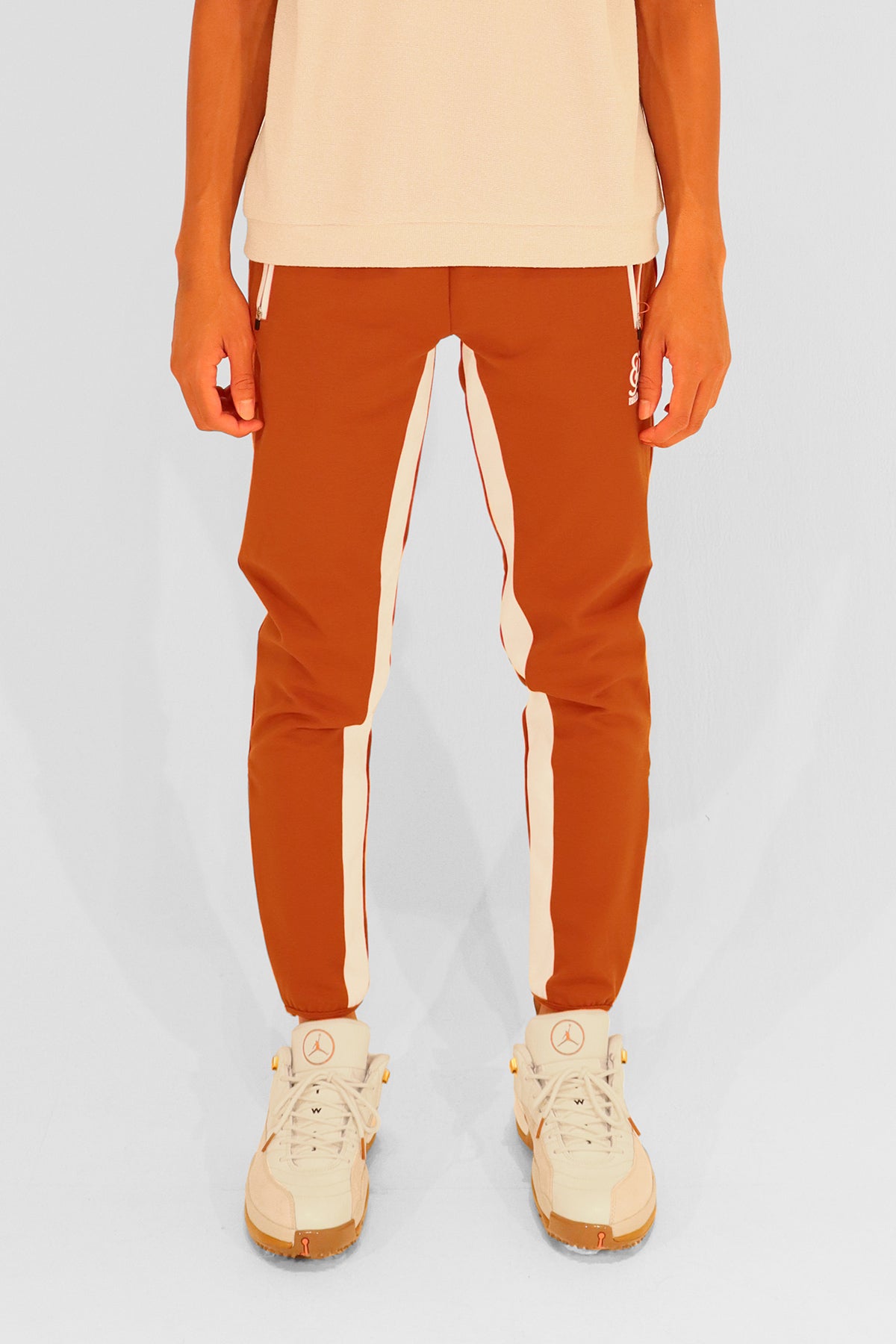 SLIM TRACK PANTS - ORANGE – BELLMORE