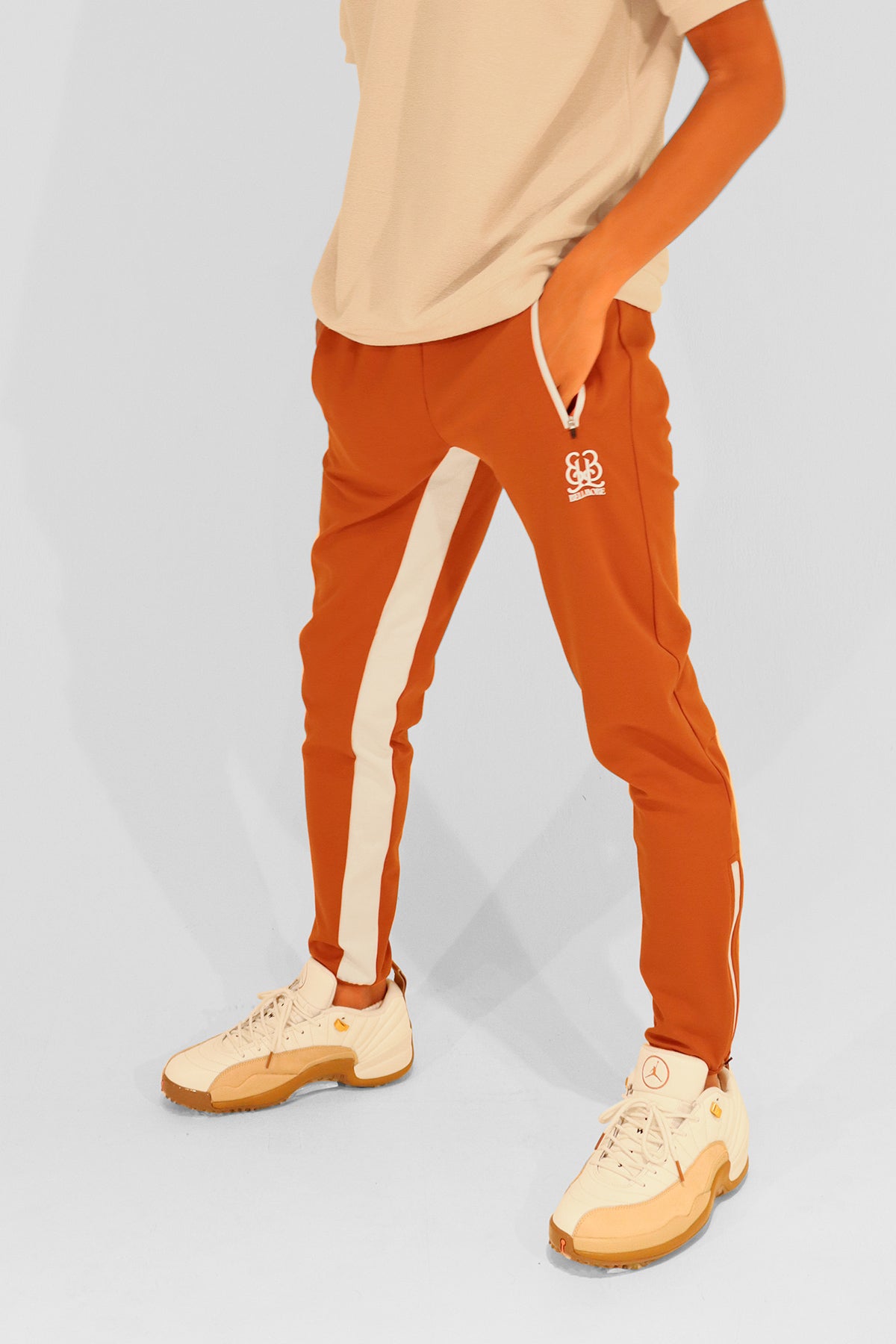 SLIM TRACK PANTS - ORANGE – BELLMORE